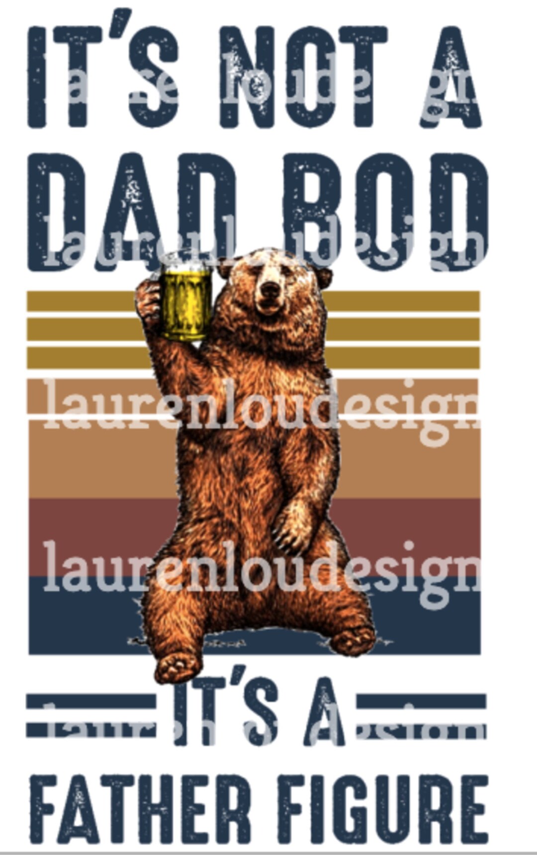 It's Not a Dad Bod It's a Father Figure Quote PNG File Sublimation ...