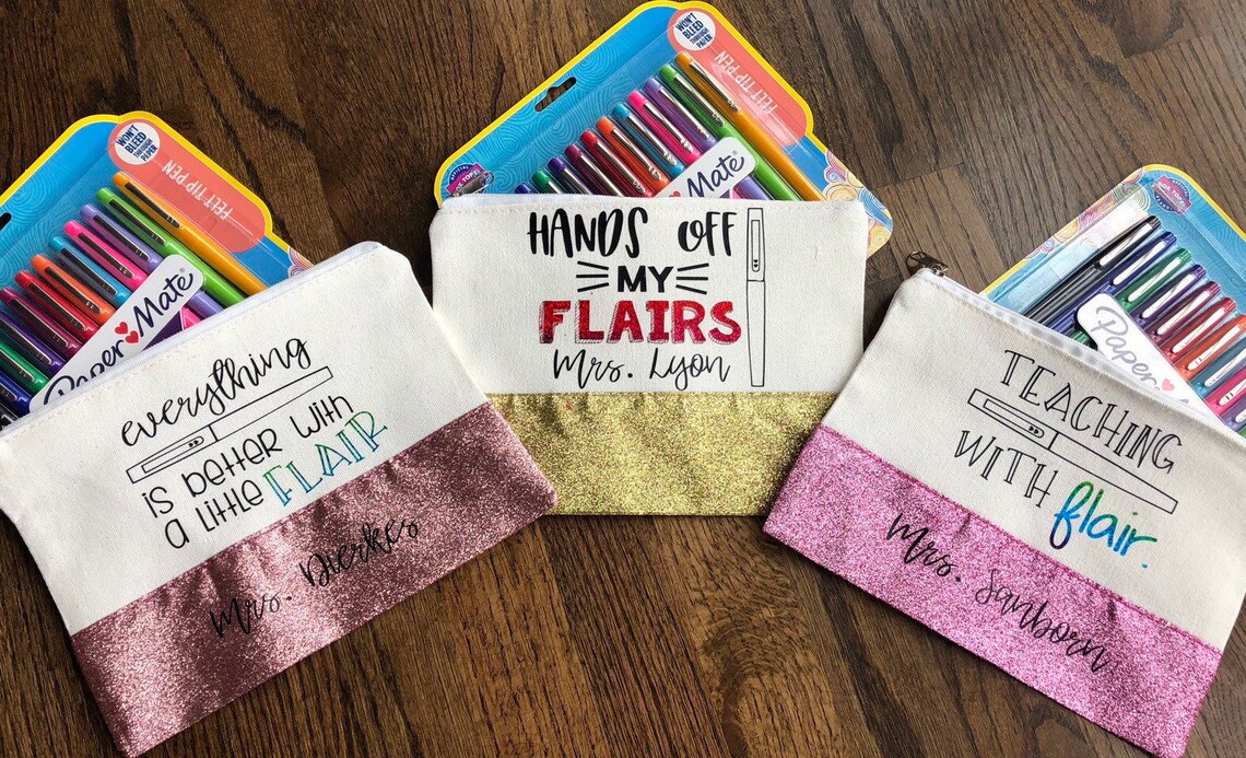 FLAIR PENS Sayings Teacher Gift Bag Appreciation Quote SVG Dxf - Etsy