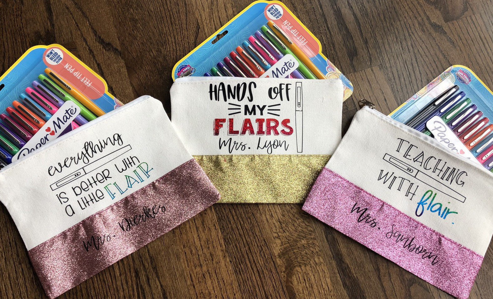 FLAIR PENS Sayings Teacher Gift Bag Appreciation Quote SVG Dxf - Etsy