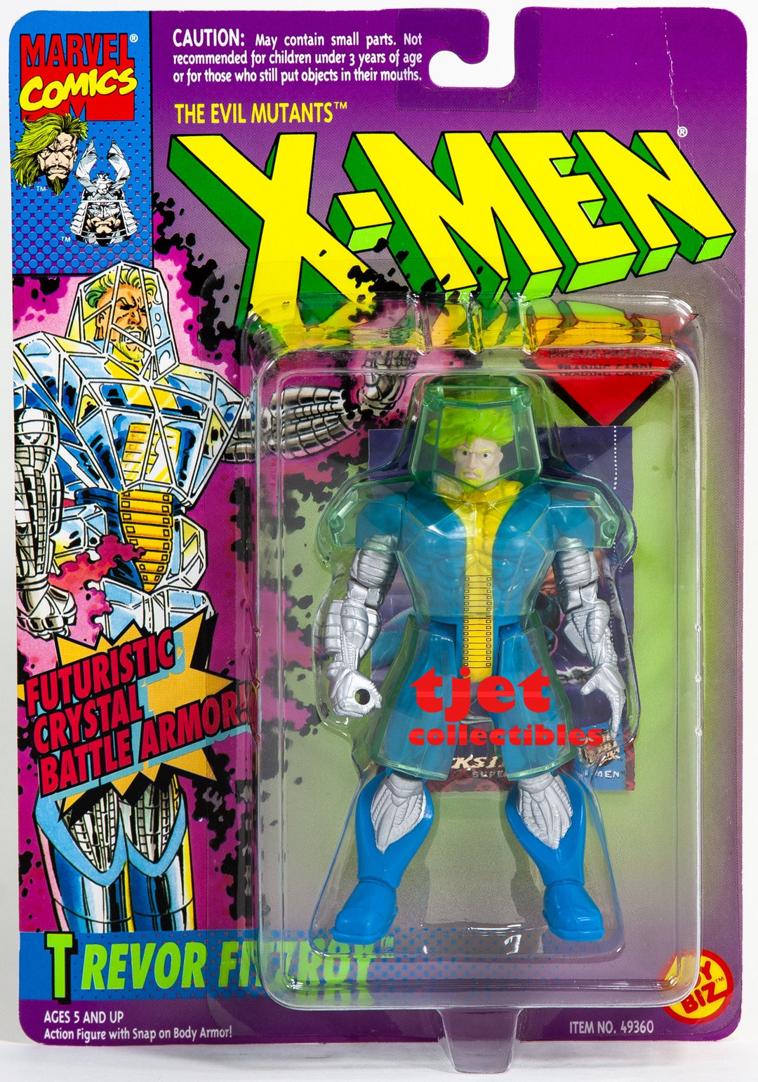 X-men Futuristic Crystal Battle Armor Trevor Fitzroy Action Figure Toy ...
