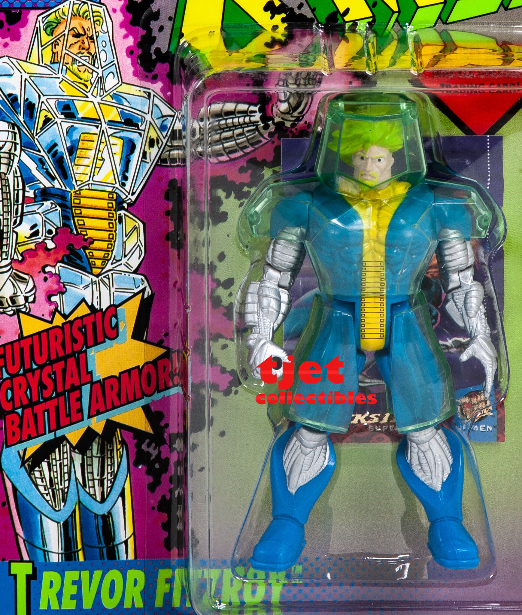 X-men Futuristic Crystal Battle Armor Trevor Fitzroy Action Figure Toy ...
