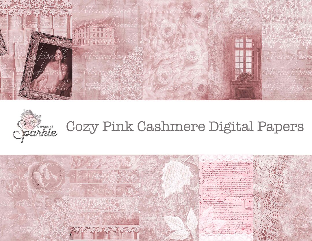 Cozy Pink Cashmere Journal Pages Digital / Printable - Etsy