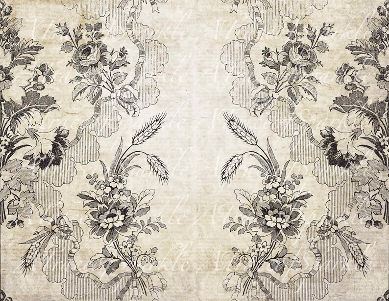 Nostalgic Garden Papers Digital / Printable Journal Pages - Etsy