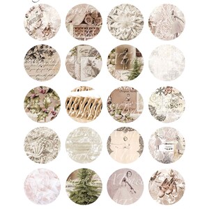 Vintage Pirouette Christmas Ephemera Digital / Printable Christmas ...