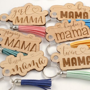 Custom Engraved Wood Keychains, Custom Word, Phrase, Name, Business ...