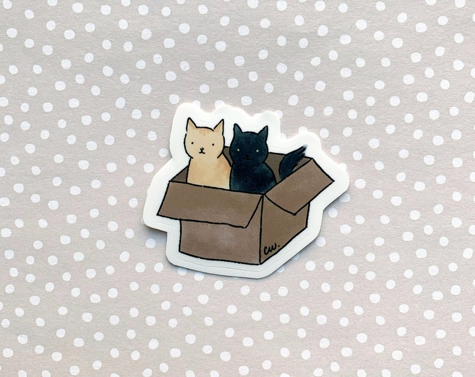 Cat Stickers Cat Vinyl Stickers Cute Stickers Funny - Etsy