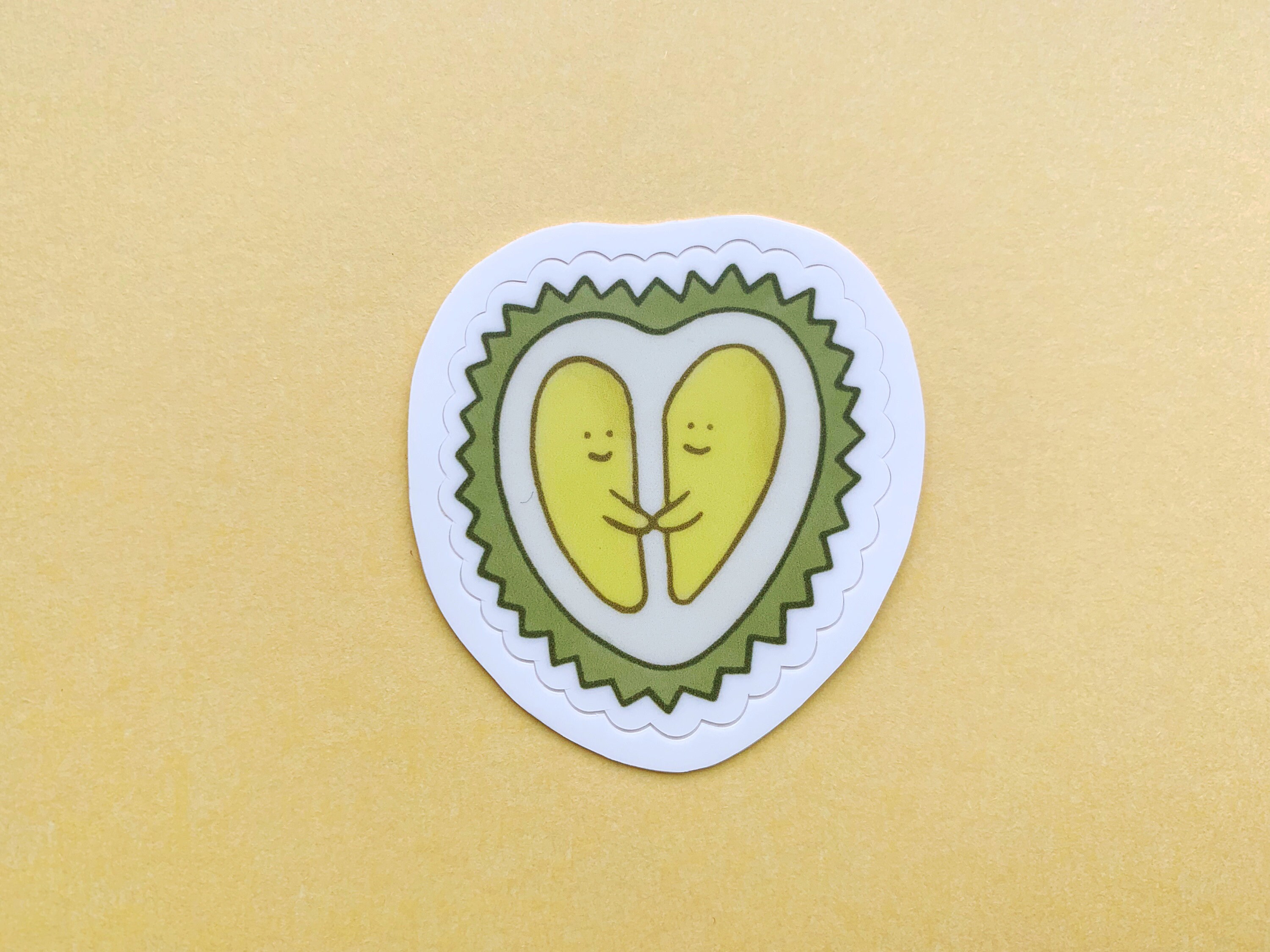 Durian Sticker Vinyl Sticker Laptop Sticker Water Bottle - Etsy