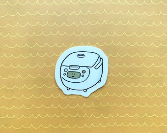 Rice Cooker Sticker Laptop Sticker Food Sticker Asian - Etsy