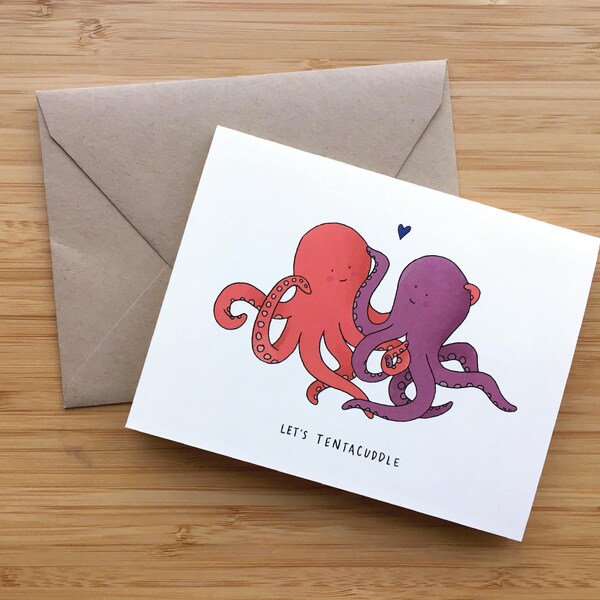 Octopus in Love - Etsy