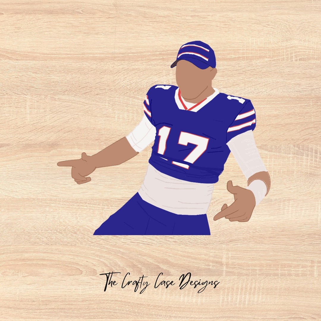 Cool QB Josh Allen Sticker, Waterproof Sticker, Buffalo Football - Etsy