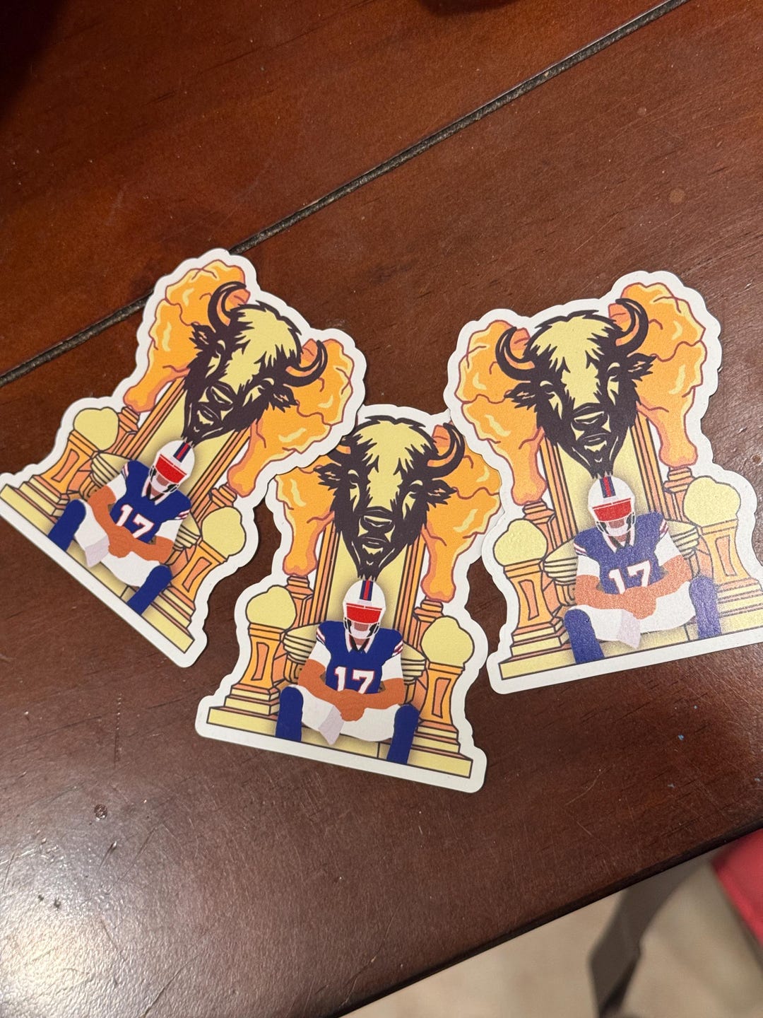 Josh Allen-inspired Wing Throne Magnet | Buffalo QB | Buffalo Wings - Etsy