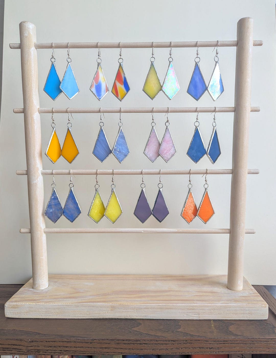 Stained Glass Earrings - Etsy