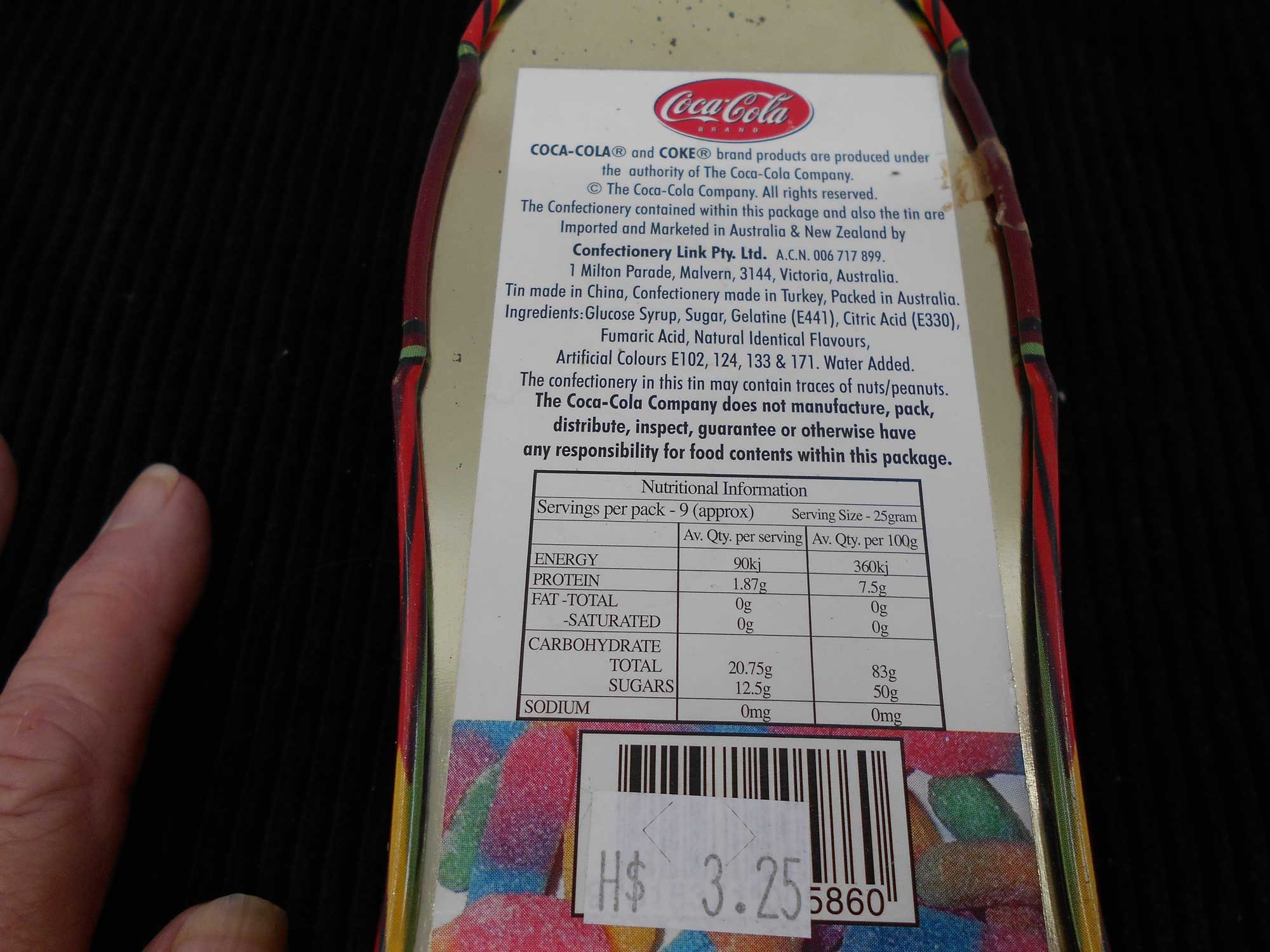 Coca Cola Coke Sweets Tin Vintage FREE SHIPPING - Etsy Australia