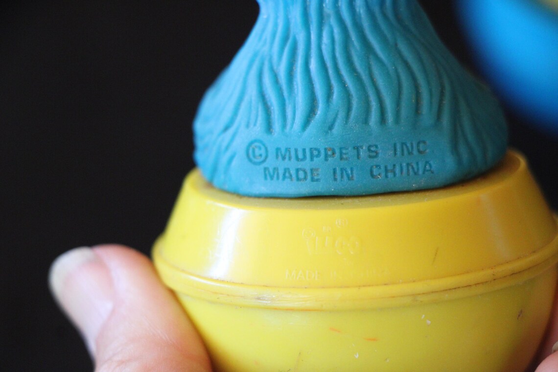 1980's Vintage - Illco / Jim Henson's Muppets - Roly Poly Wobble Toys ...