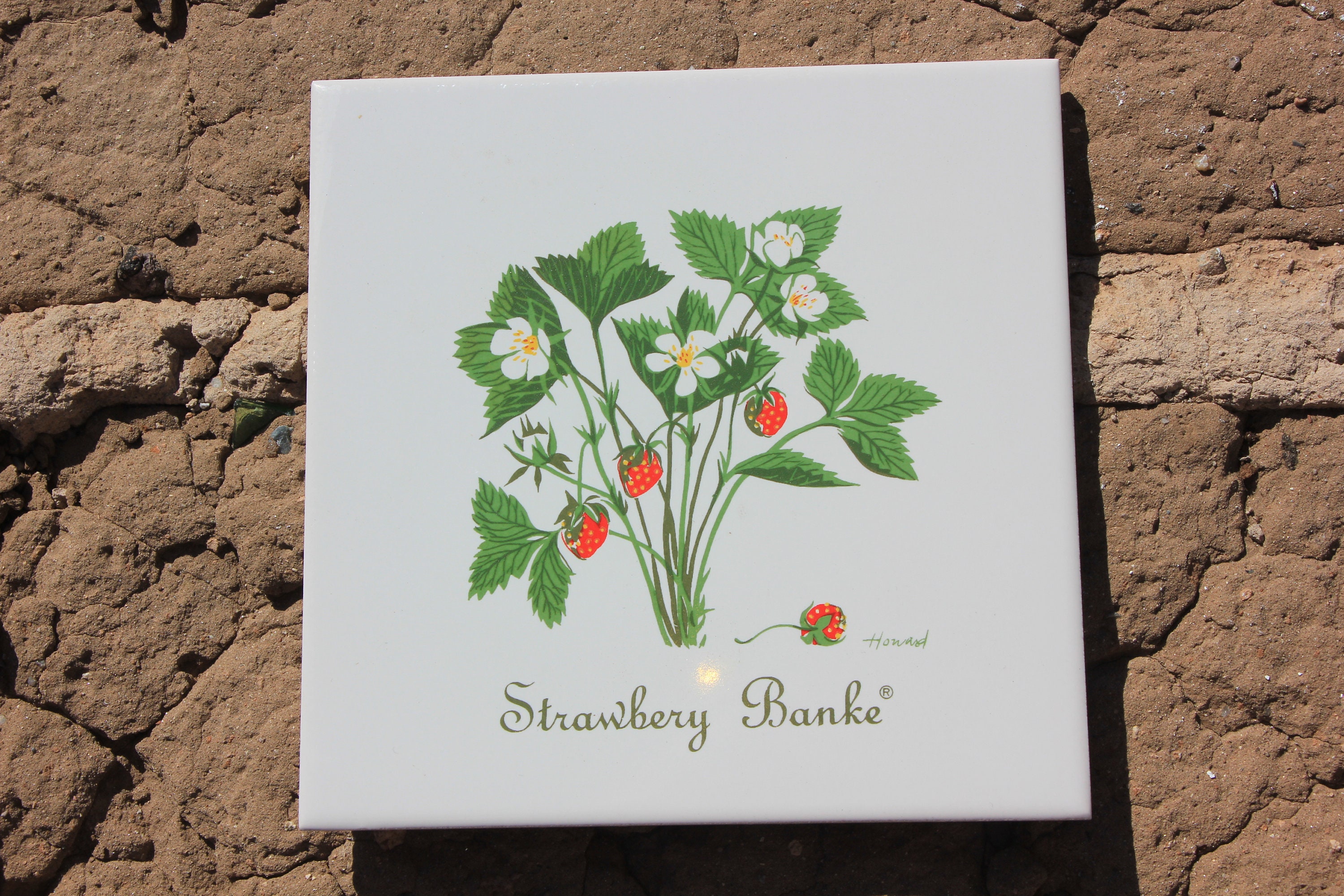 1970's Vintage - Phyllis Howard Tile / Trivet for Screencraft of West ...