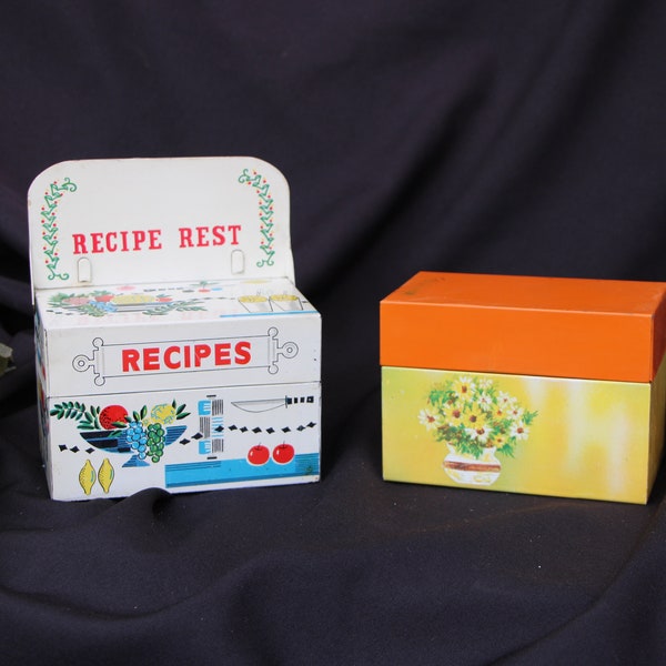 Metal Recipe Box - Etsy