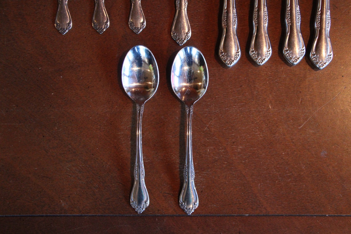 1970's Vintage Oneida / Wm Rogers Stainless Flatware | Etsy