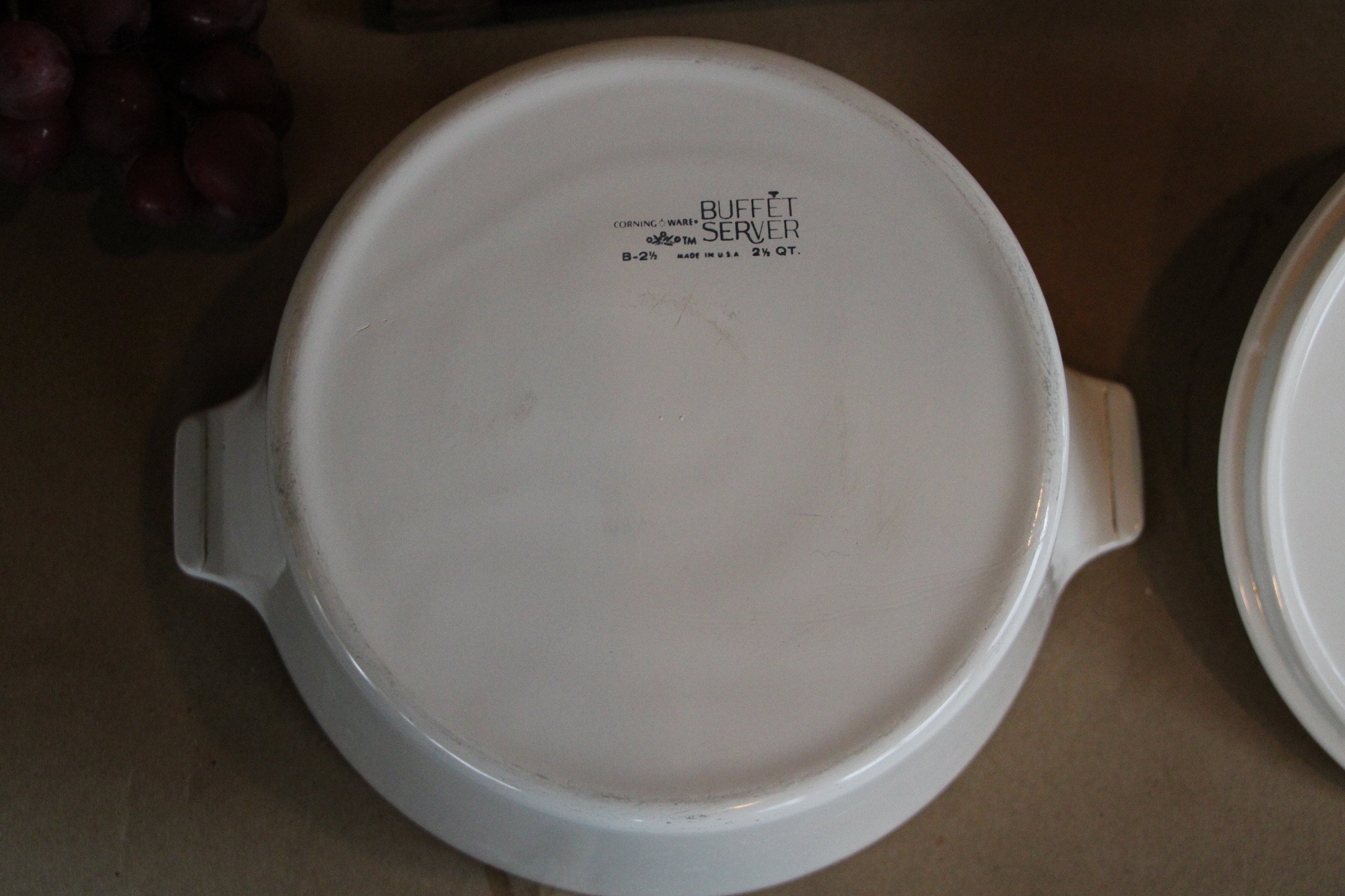 1964 1967 Corningware Corning Ware Buffet Server White B-2 - Etsy