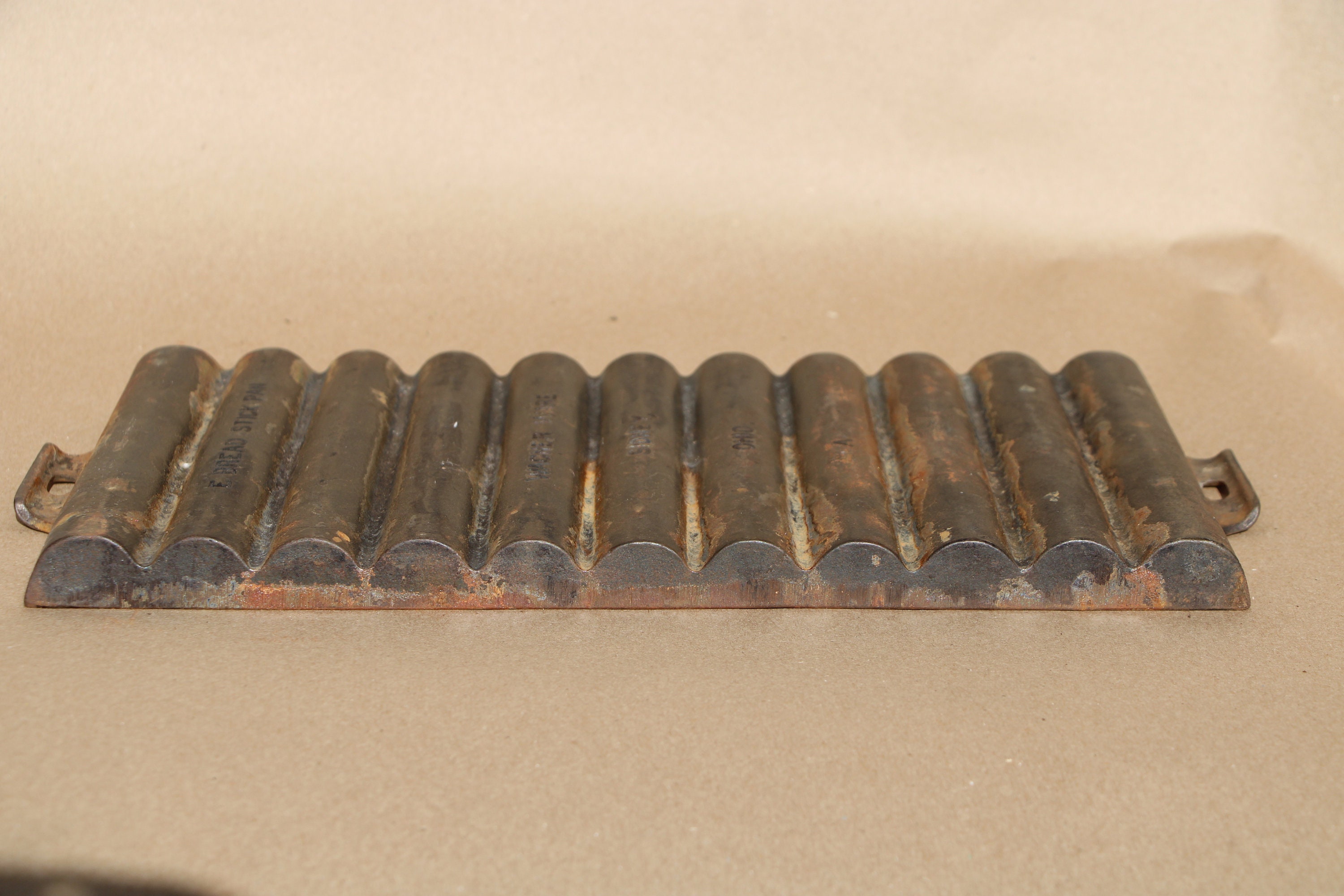 Antique Wagner E Breadstick Pan Old Cast Iron Bake Ware - Etsy