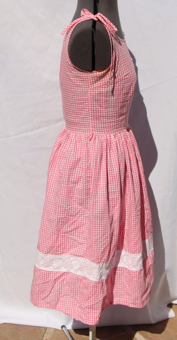 1960's Vintage - LOOK ALIKES - Pink & White Gingham S… - Gem