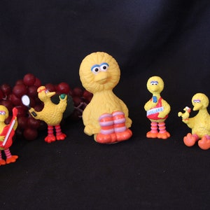 1980's Vintage - Jim Henson's Muppets - BIG BIRD - Lot of Five - 3 - 5 ...