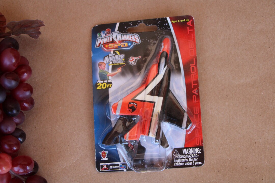 2005 Vintage - Power Rangers SPD Mini Thunder Jetz Toy Ship Megazord ...