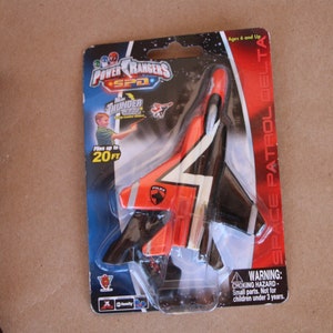 2005 Vintage Power Rangers SPD Mini Thunder Jetz Toy Ship Megazord ...