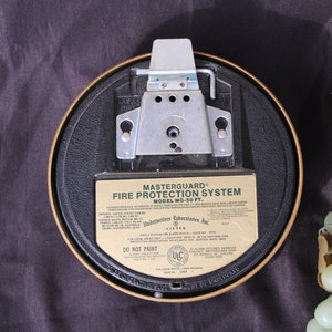 Vintage Masterguard Fire Protection System Model MG-50 Untested Gold 7 ...
