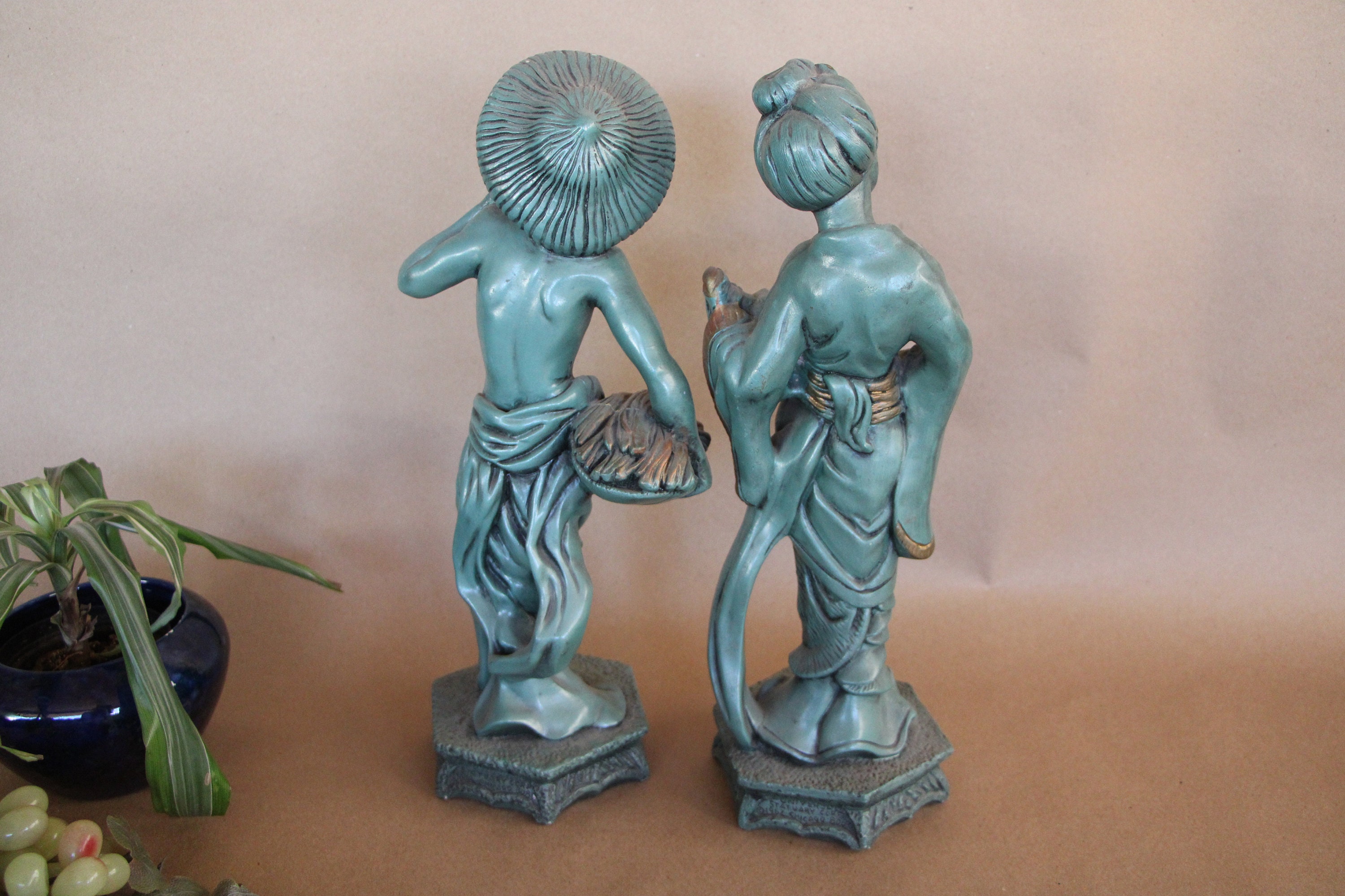 1962 Vintage Universal Statuary Corp Pair of Oriental | Etsy