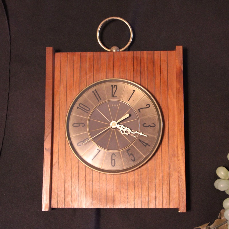 Elgin Wall Clock - Etsy