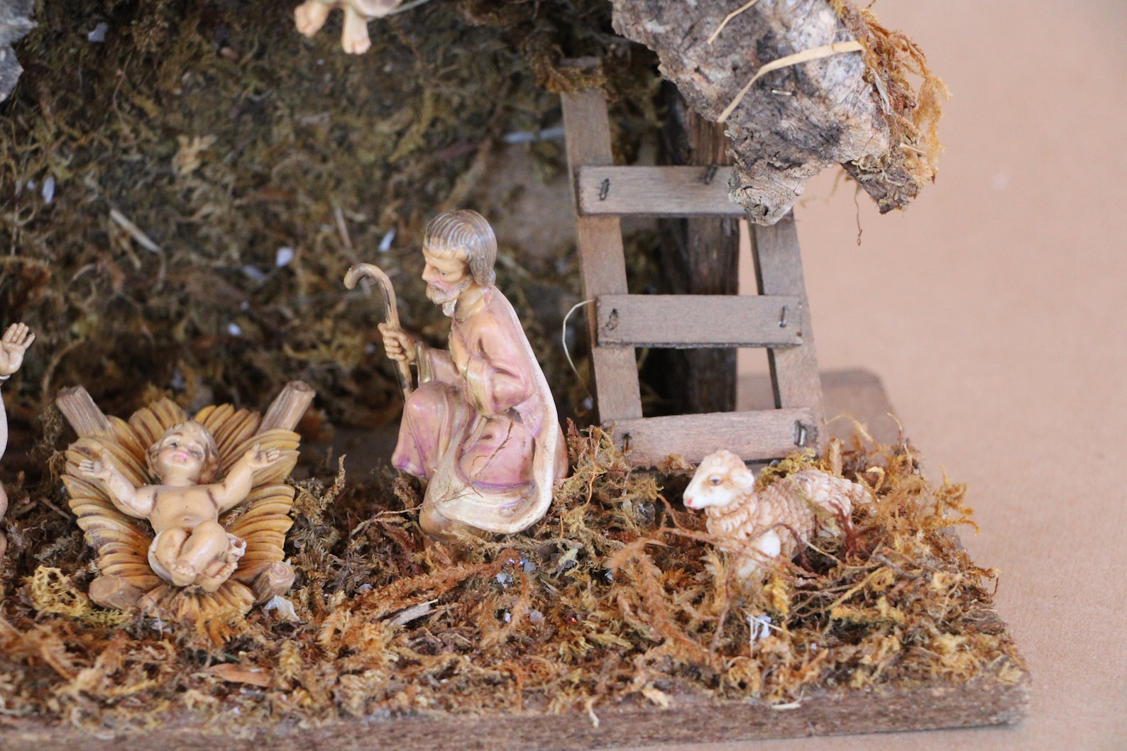 Vintage FONTANINI Manger Scene / Nativity / Creche With - Etsy