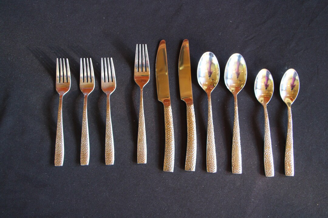 Towle Silver / Living Collection - TEXTURE - Stainless Steel Flatware ...
