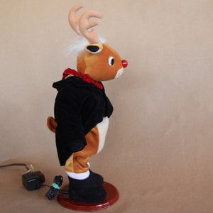 1977 Vintage - Musical Dancing Rudolph - 17 Inches Tall - WORKS - Very ...