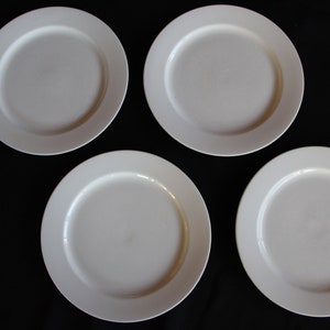 1995 2004 Vintage Christopher Stuart CAFE WHITE Optima Set of Four 4 ...