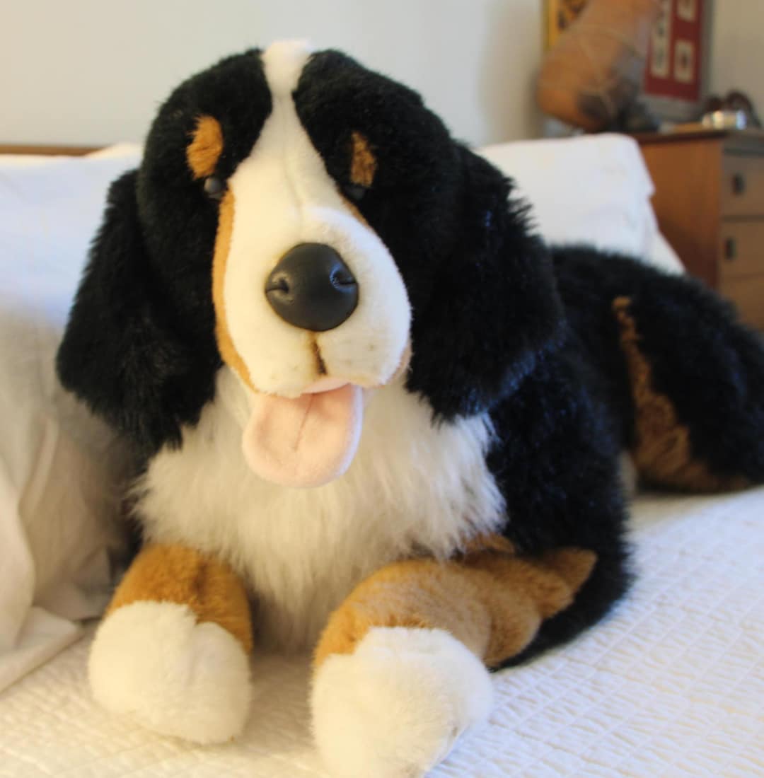 Vintage - Prima E&J Classic Plush Bernese Mountain Dog Stuffed ...