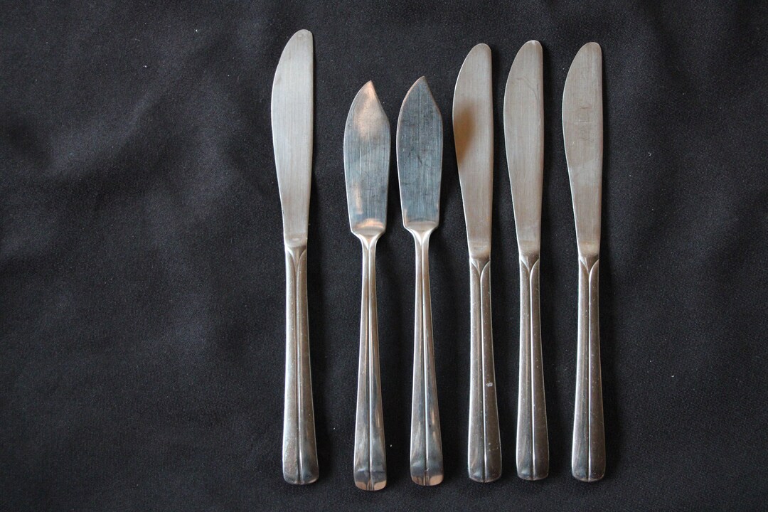 Vintage Eetrite Stainless Knives: SCANDIC / SCANDIA Flatware Lot - Etsy