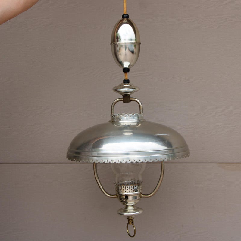 Antique Oil Ceiling Lamps - Etsy
