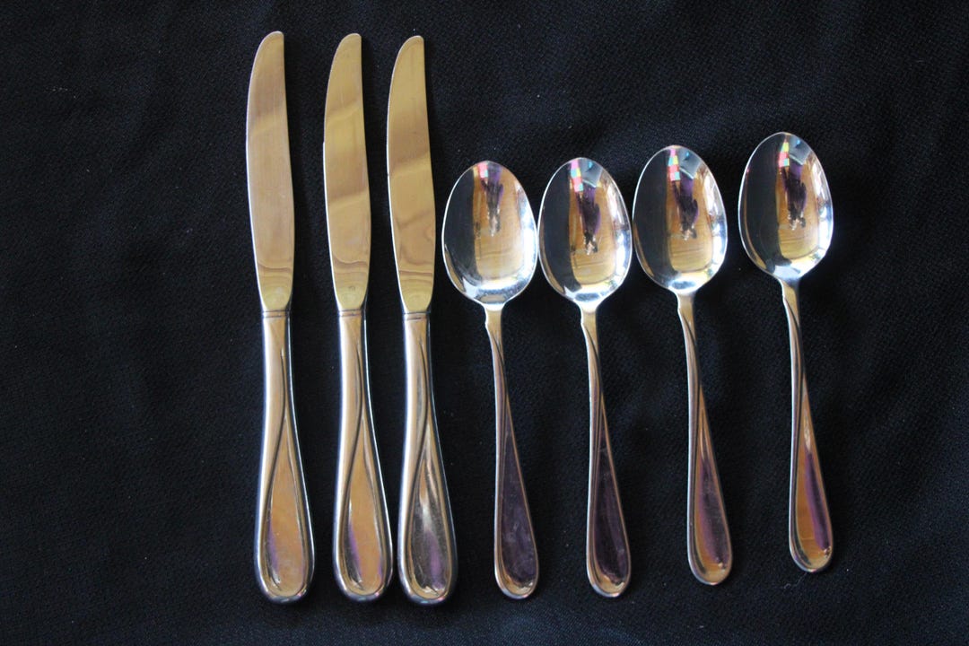 1989 to Current Vintage Oneida Flatware FLIGHT-RELIANCE Lot of 7 Pieces ...