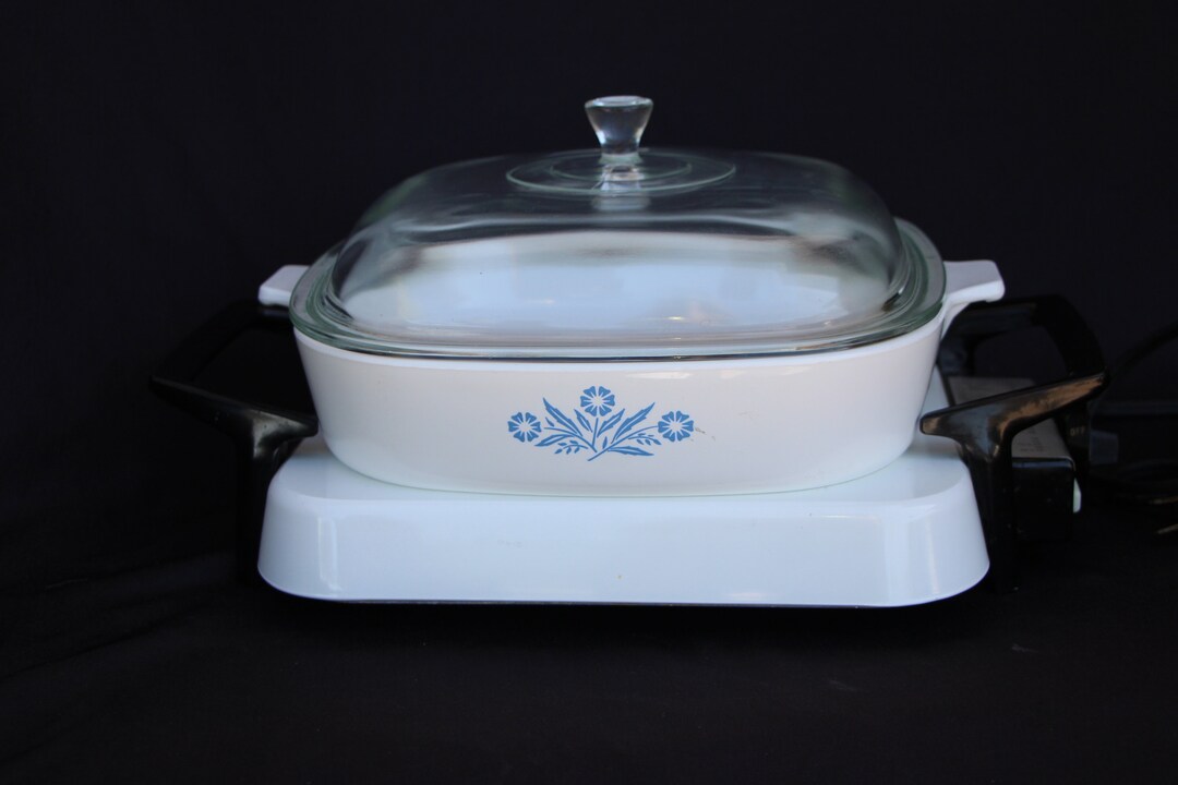 1960's 70's Vintage Corning Ware Electromatic Skillet Heater Base ...