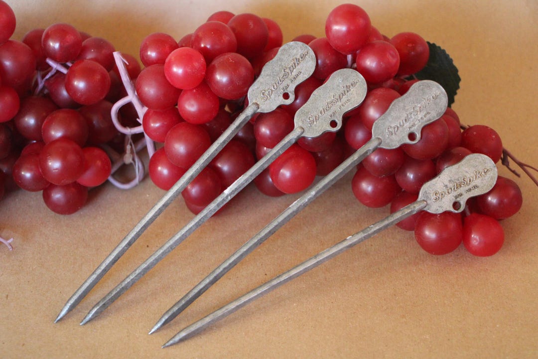 1940's - 1950's Vintage - SPUD SPIKE Aluminum Baked Potato Skewers ...