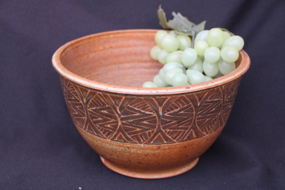 Vintage - Hand Made / Studio Pottery - Bowl - STEVE COBURN - SIGNED - 9 ...