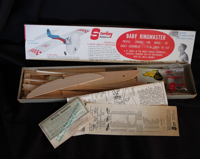 1970's Vintage BABY RINGMASTER S-13 Balsa Wood Model - Etsy