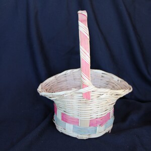 1950's - 1960's Vintage - Mexican Easter Basket - Small Medium - Bonnet ...