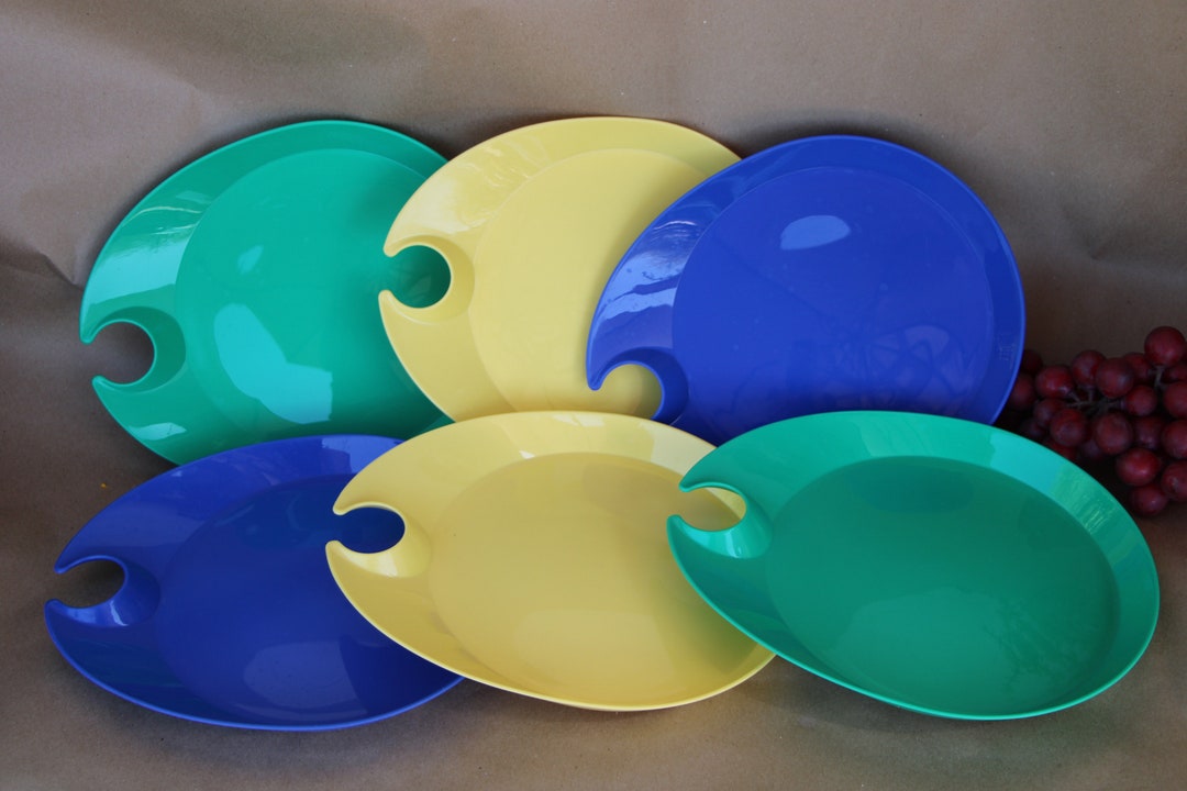 1990's Vintage BODUM Made in Denmark Paper Plate and Wine Glass Holder ...