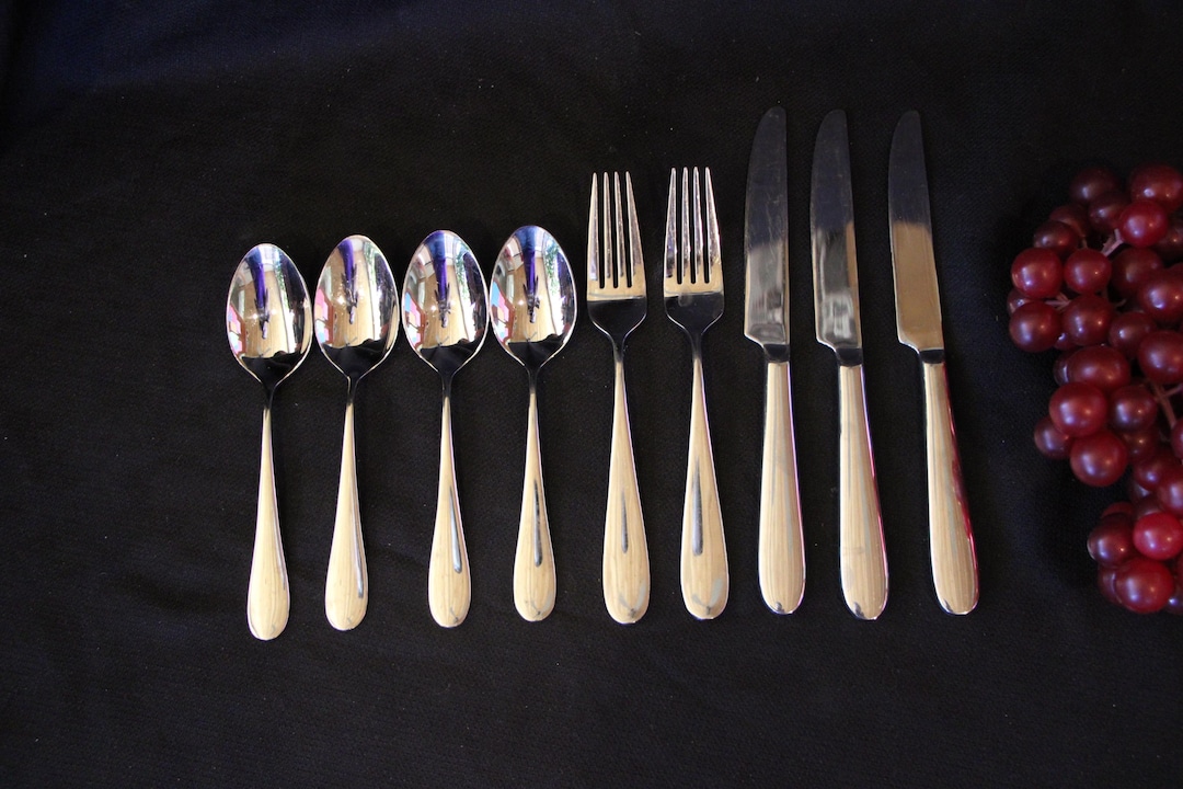 Discontinued - Reed & Barton - DAYTON - Stainless Steel Flatware - 9 ...