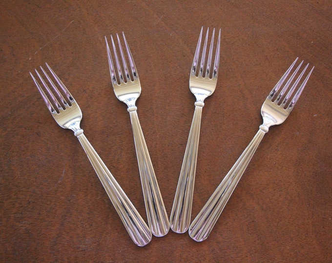 1994 - Vintage - Oneida UNITY - Stainless Steel Flatware - Set of 4 ...