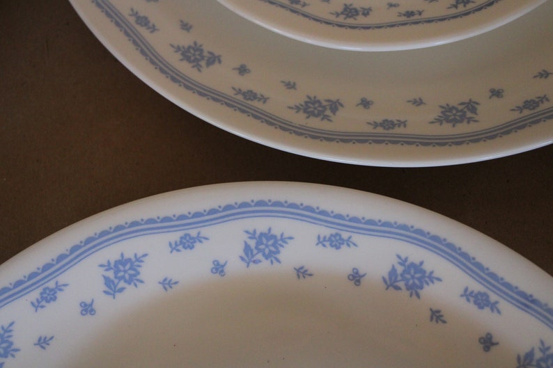 1982 Vintage Corelle by Corning MORNING BLUE 16 Piece - Etsy