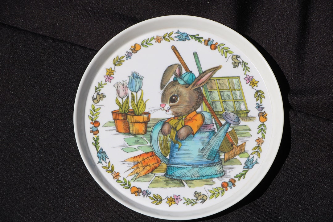 Late 1970's Early 1980's Si Lite / Oneida Deluxe PETER RABBIT / COTTONTAIL Children's Dishes ...