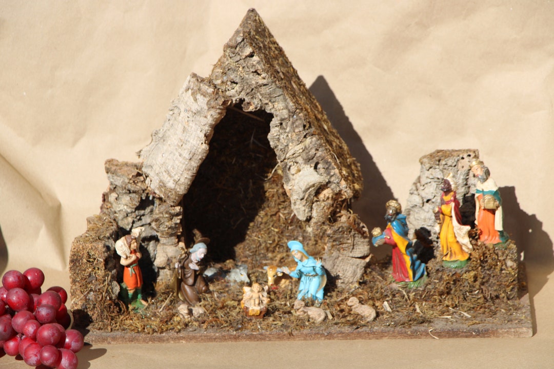 Vintage - Fontanini Manger Scene / Creche / Nativity - 12 Figures - 19. ...