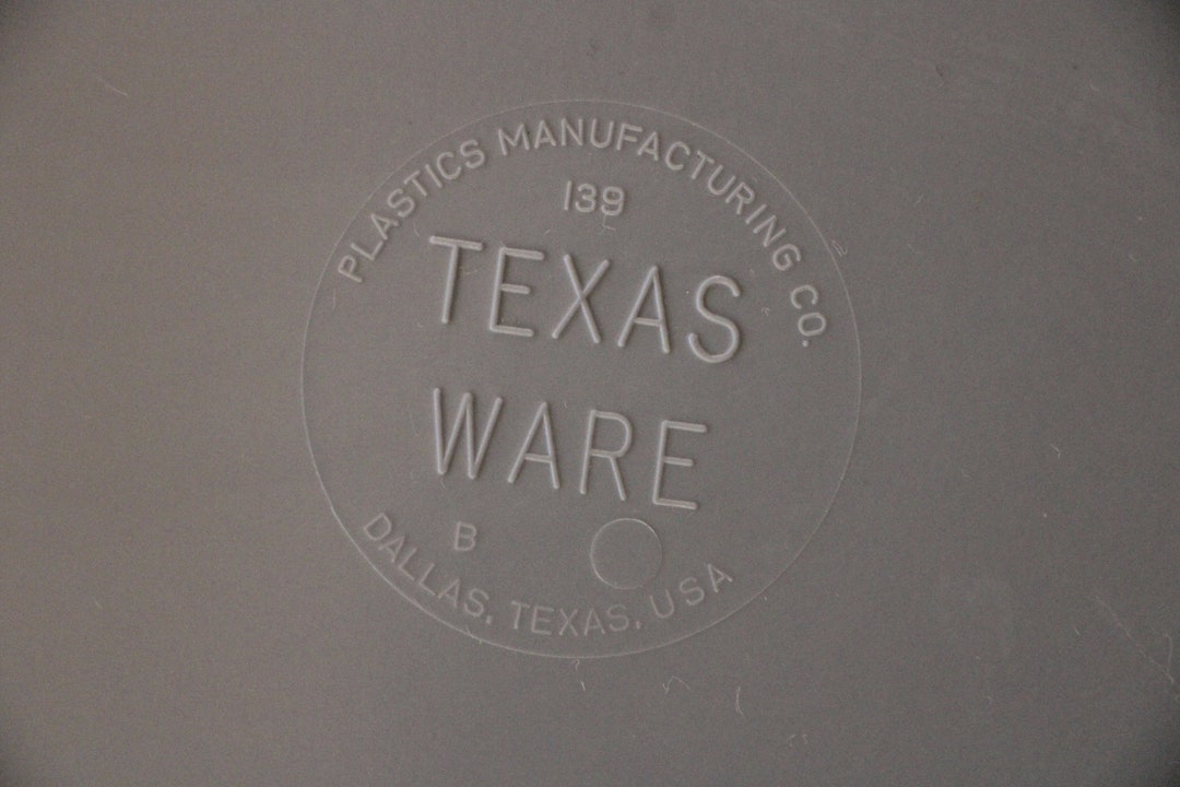 1980's Vintage Texas Ware SLATE BLUE Lot of Three 3 Dinner Plates 139 ...